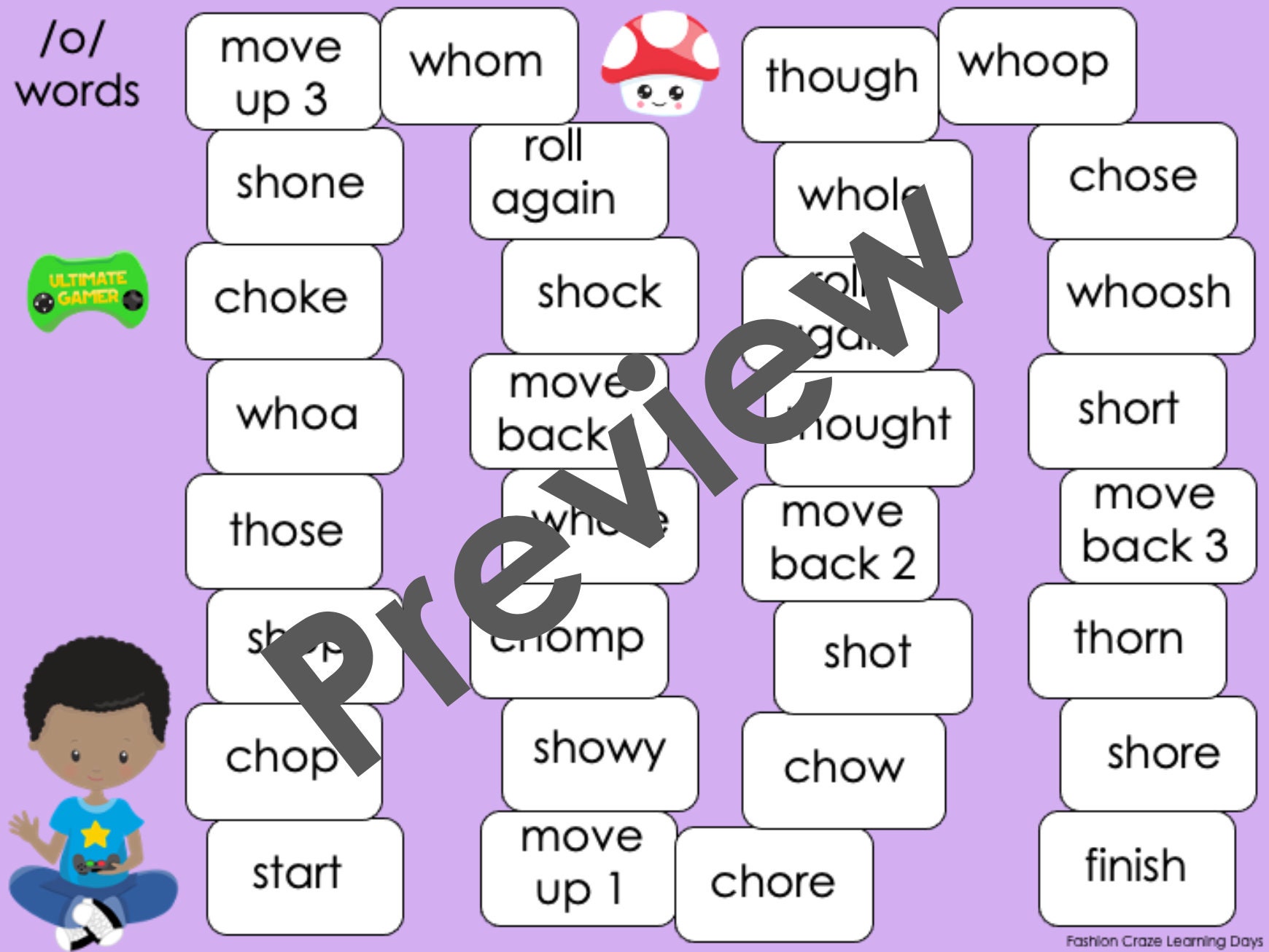 Short Vowel Phonics Games With Long Vowels, R Controlled, and Digraphs ...