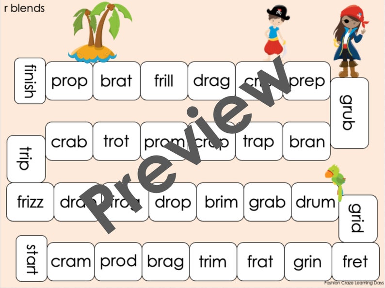 Short Vowel Games Blends Short Vowel Blends Kindergarten First Grade ...
