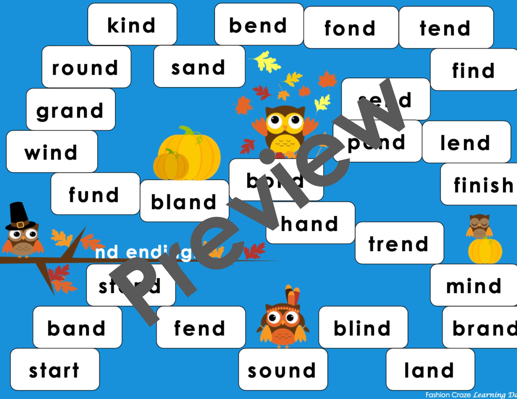 Ending Blends Games Lf Lt Lp Mp Nd Nk Sk (Download Now) - Etsy