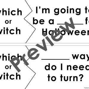 Homophones Puzzles - Grammar Activities - Etsy