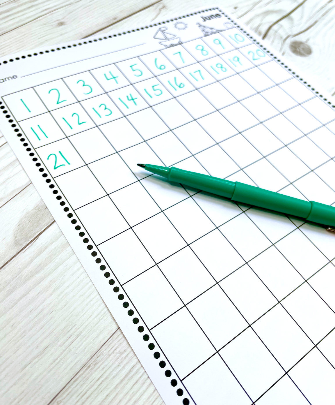 100's Chart Activities Monthly 100's Chart Book for K-1 - Etsy