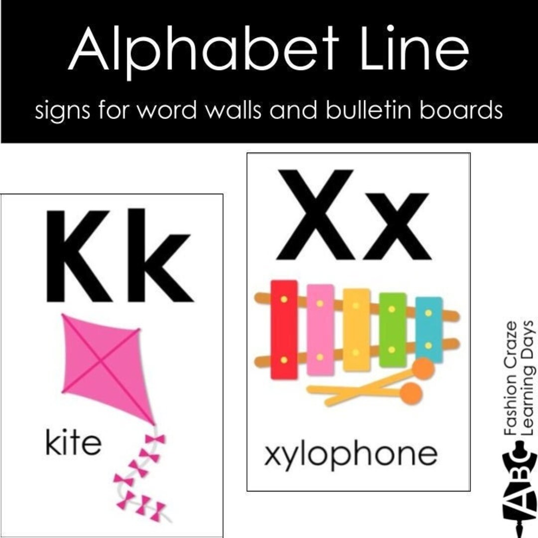 Alphabet Posters - Etsy