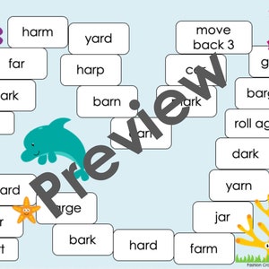 R Controlled Vowel Games With Ar, Er, Or, Air - Etsy