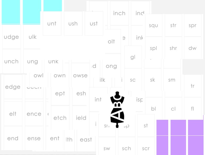 Onset & Rime Blending Activities for K-2 With Blends and Digraphs - Etsy