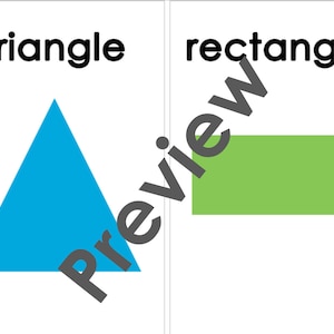 2D and 3D Shape Posters - Etsy