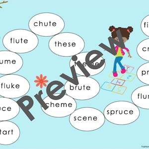 Long Vowel Digraphs UFLI Games Aligned With Lessons 54, 55, 56, 57, 58 ...