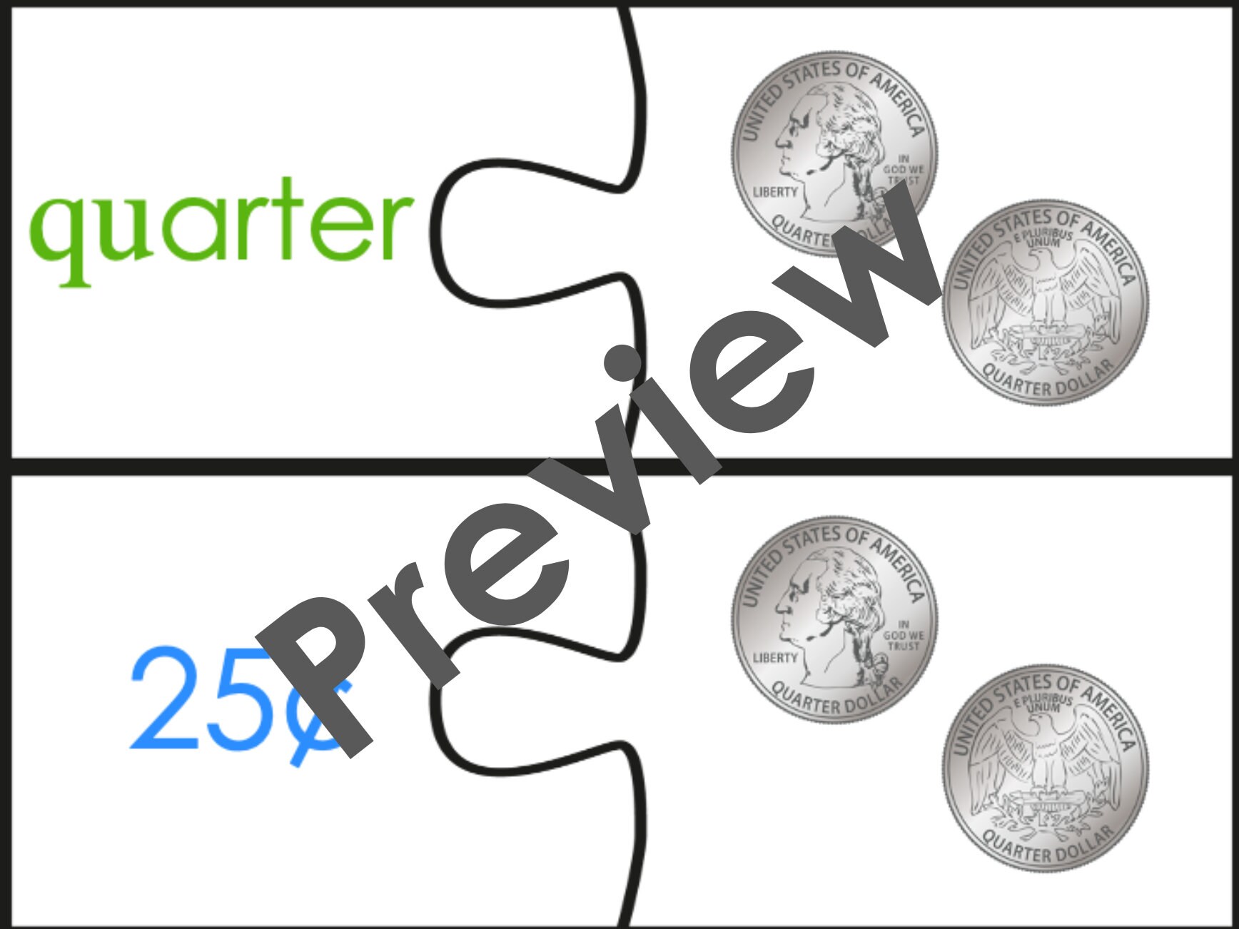 Coin Activities & Games With Names + Values Penny, Nickel, Dime ...