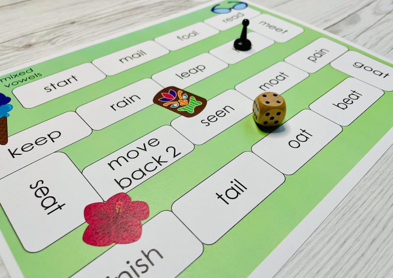 Long Vowel Games Long Vowel Teams Long Vowel Words Long - Etsy