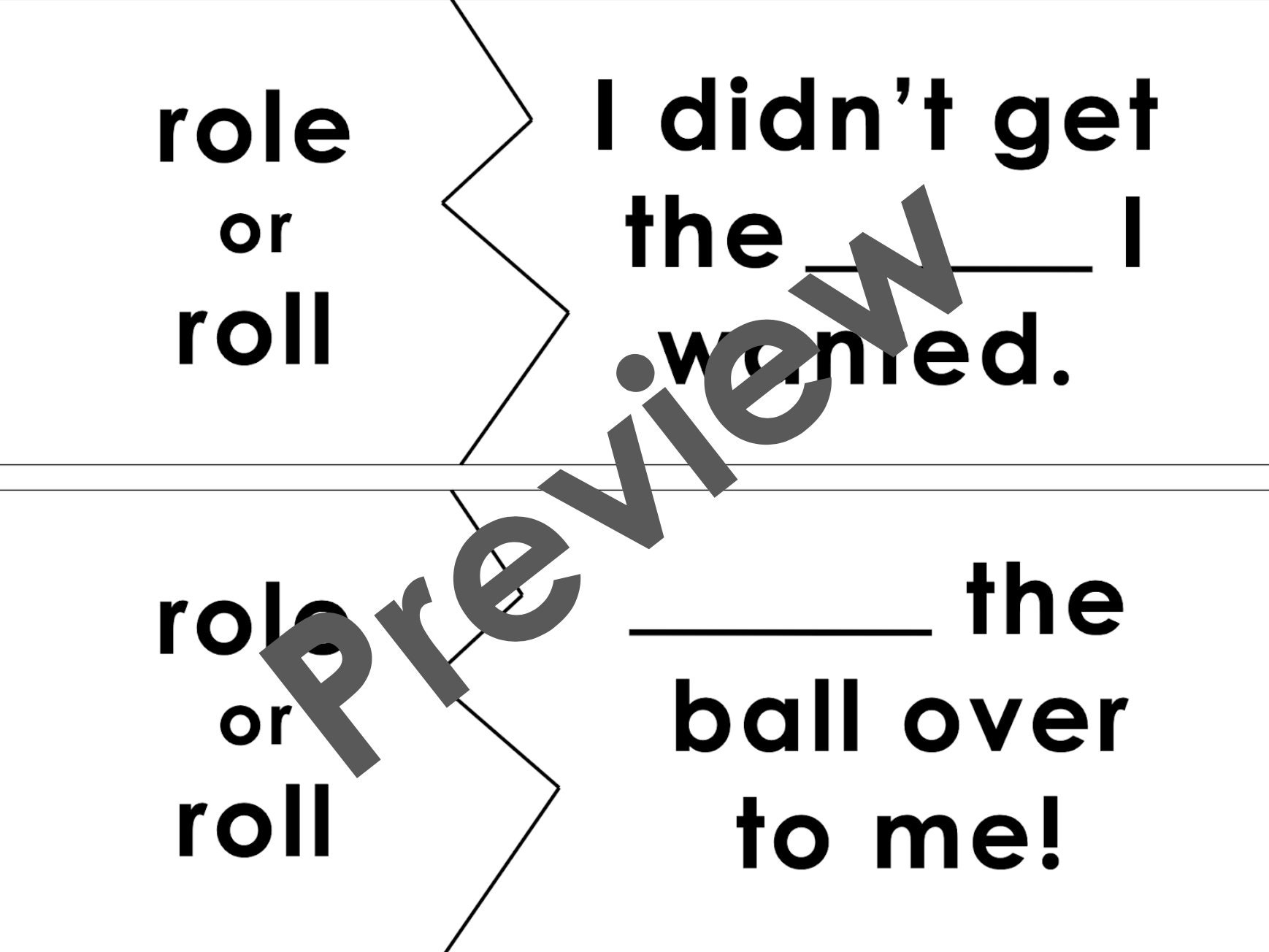 Homophones Puzzles - Grammar Activities - Etsy