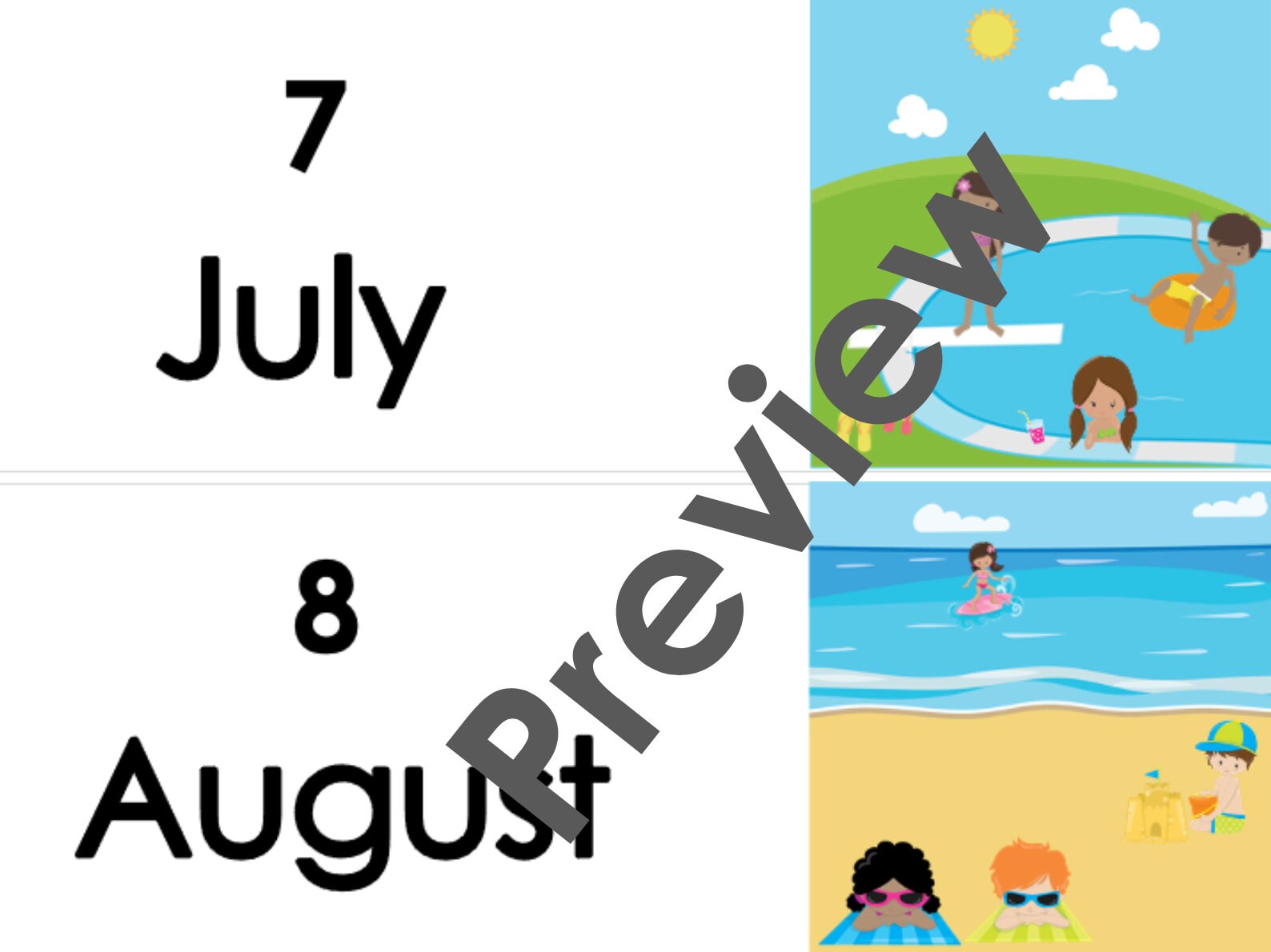 Months Posters for Word Walls and Bulletin Boards - Etsy