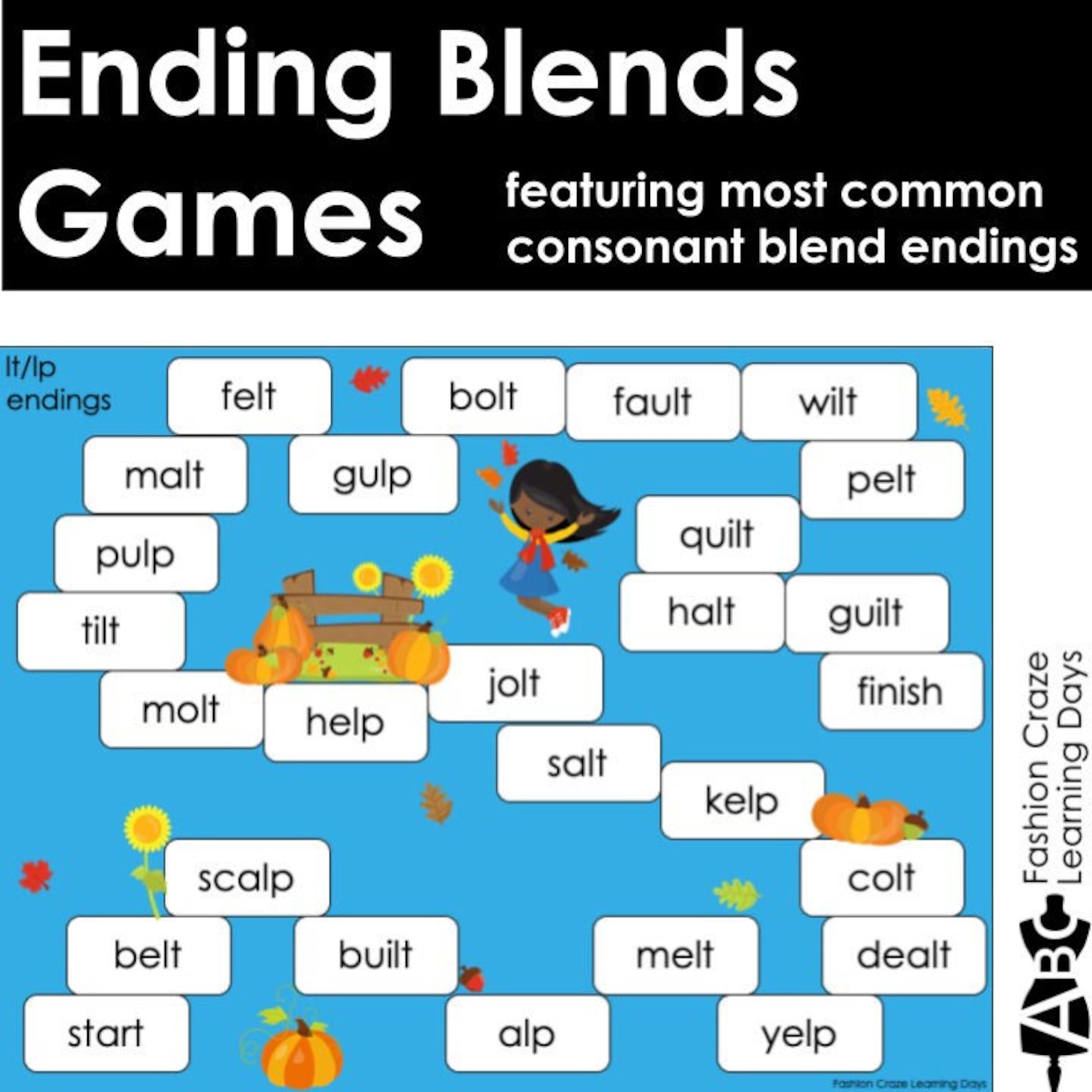Ending Blends Games Lf Lt Lp Mp Nd Nk Sk (Download Now) - Etsy