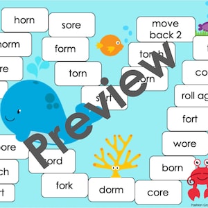 R Controlled Vowel Games With Ar, Er, Or, Air - Etsy