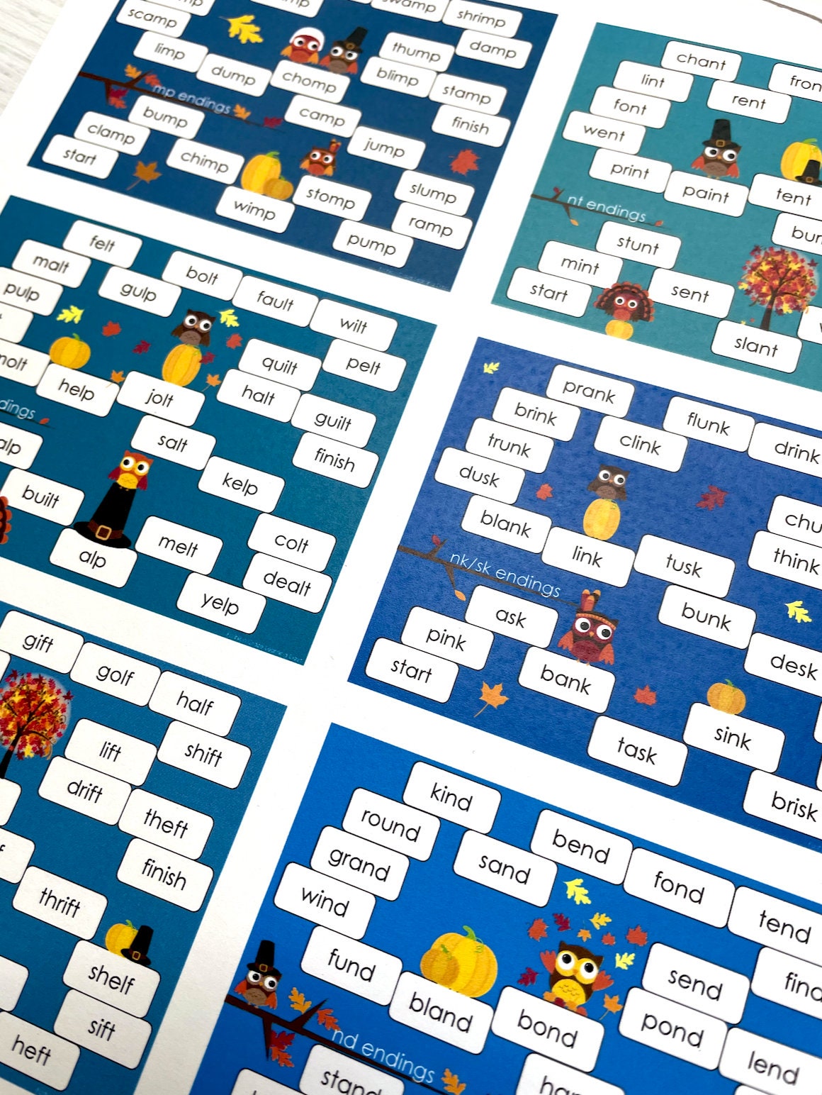 Ending Blends Games Lf Lt Lp Mp Nd Nk Sk (Download Now) - Etsy