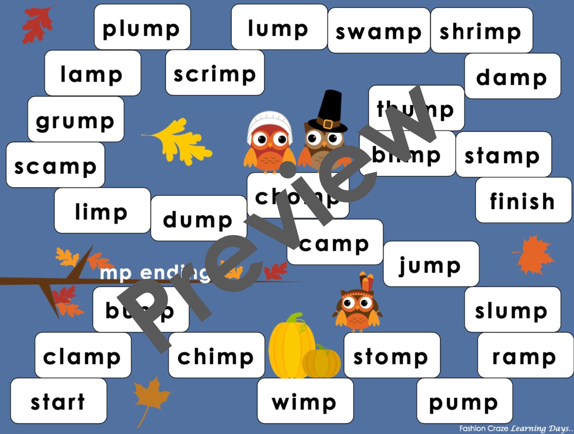 Ending Blends Games Lf Lt Lp Mp Nd Nk Sk (Download Now) - Etsy