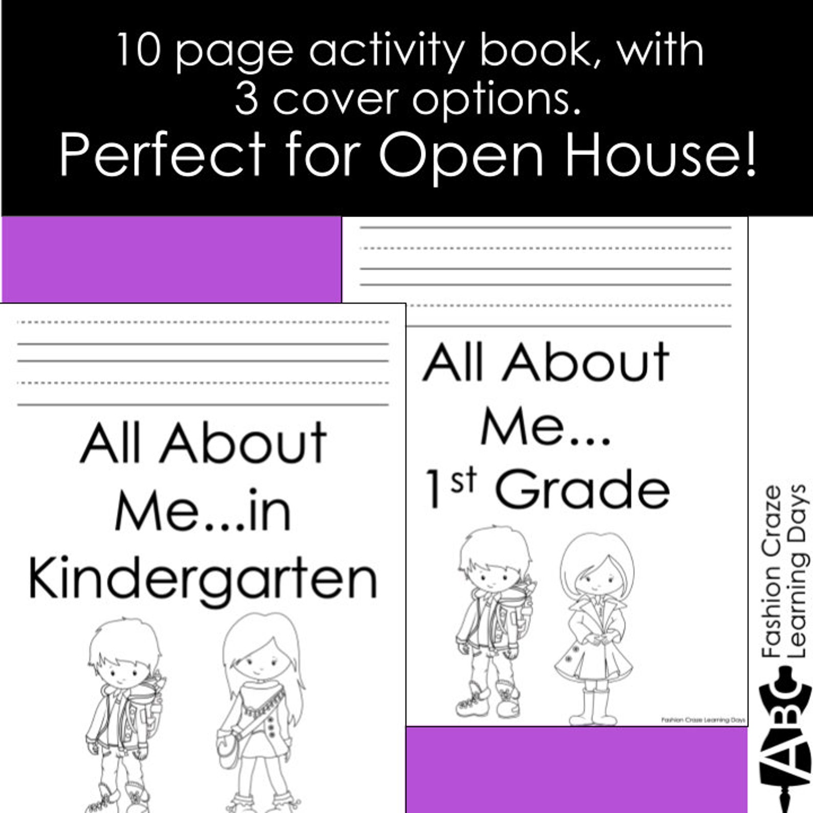 All About Me Book for K-1 Star Student Activities - Etsy