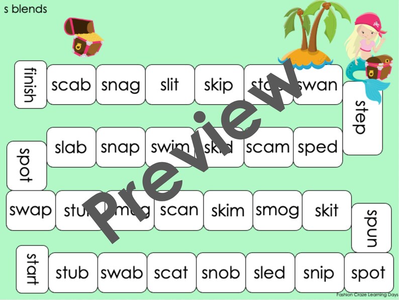 Short Vowel Games Blends Short Vowel Blends Kindergarten First Grade ...