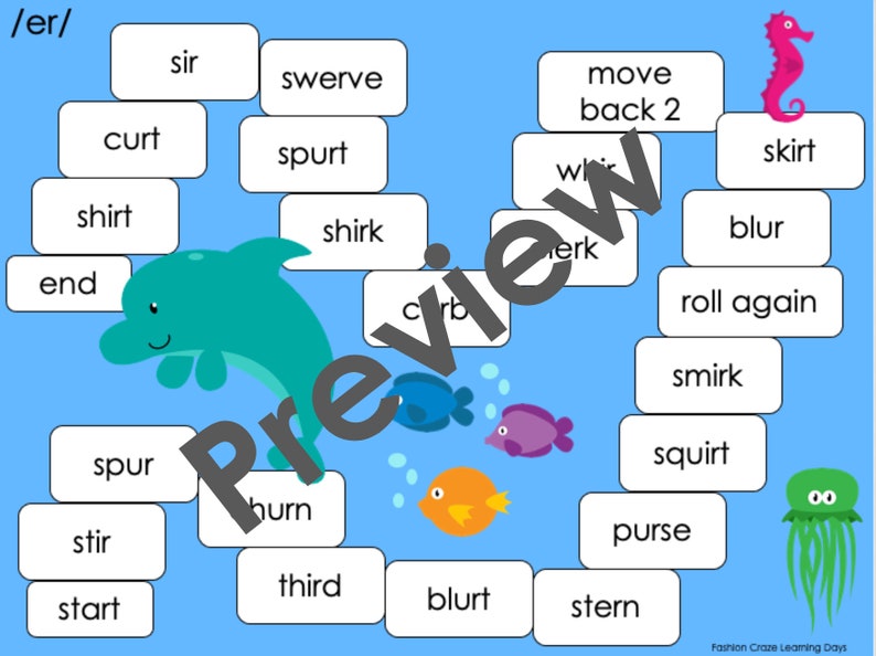 R Controlled Vowels UFLI Games Aligned With Lessons 77-83, 111, 112 - Etsy