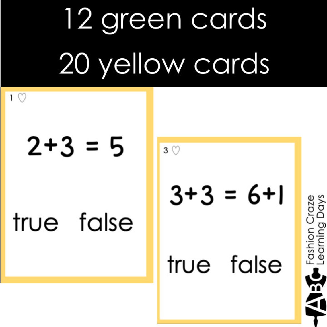 Commutative Property of Addition, Task Cards for Balancing Equations - Etsy