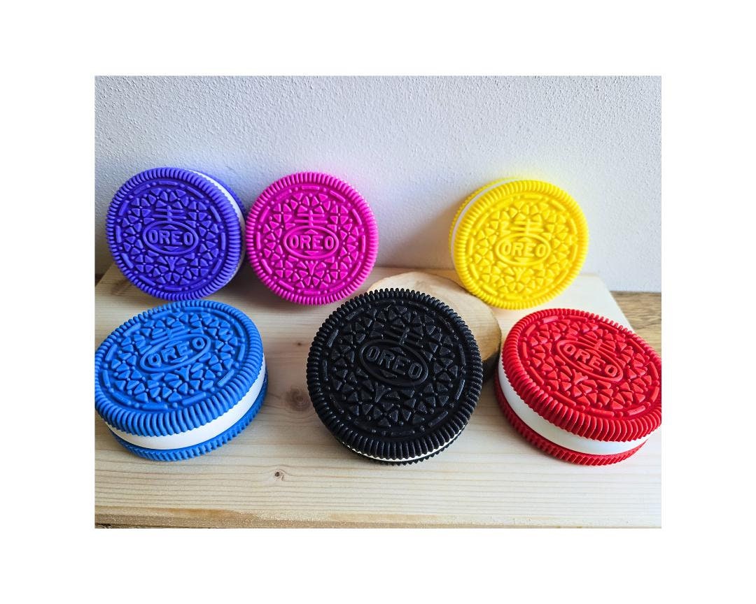 Oreo Container 3D Printed Unique Storage Box in Vibrant Oreo-inspired ...