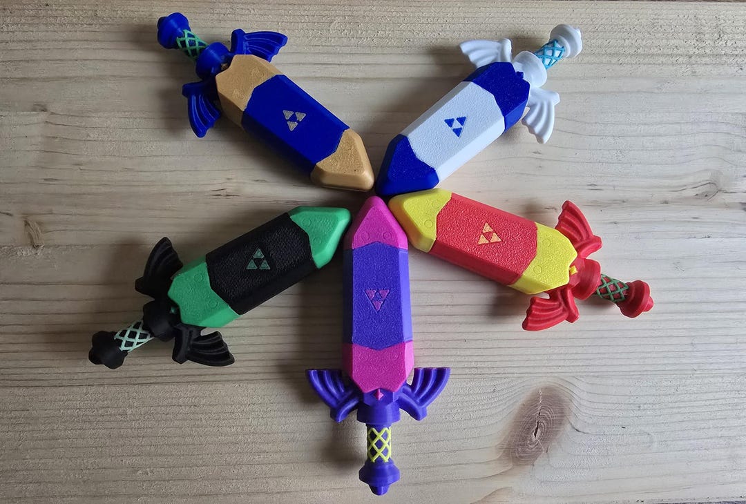 Magnetic Fidget Sword Legend of Zelda-inspired Customizable Colors - Etsy