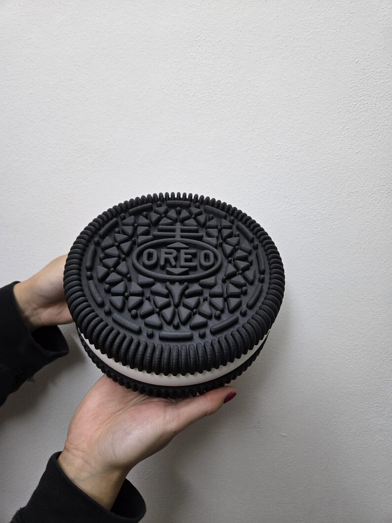Oreo Container 3D Printed Unique Storage Box in Vibrant Oreo-inspired ...