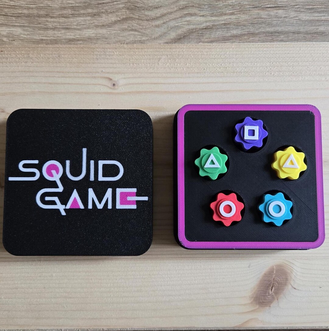 Squid Game Gong Gi Set Marble Game From Season 2 3D Printed Stones in ...