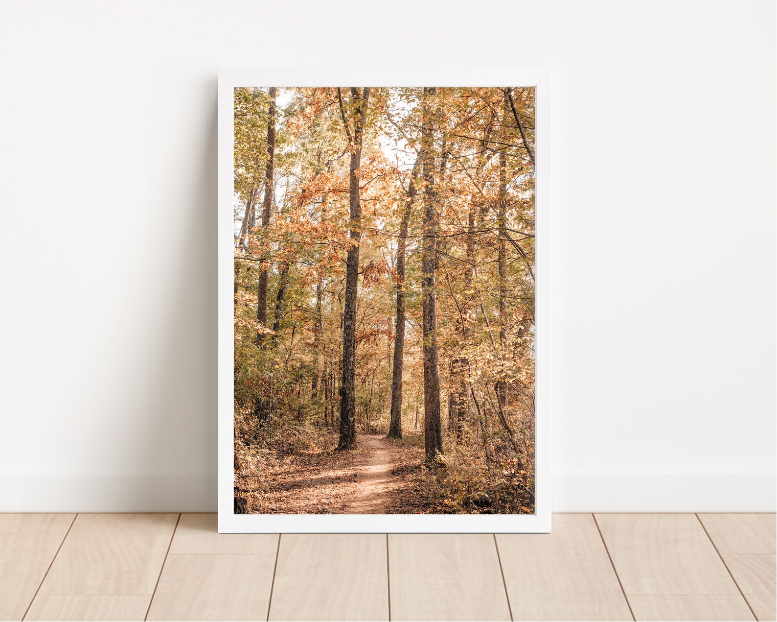Autumn Forest Photography Wall Art, Fall Woods Landscape Art, Printable ...