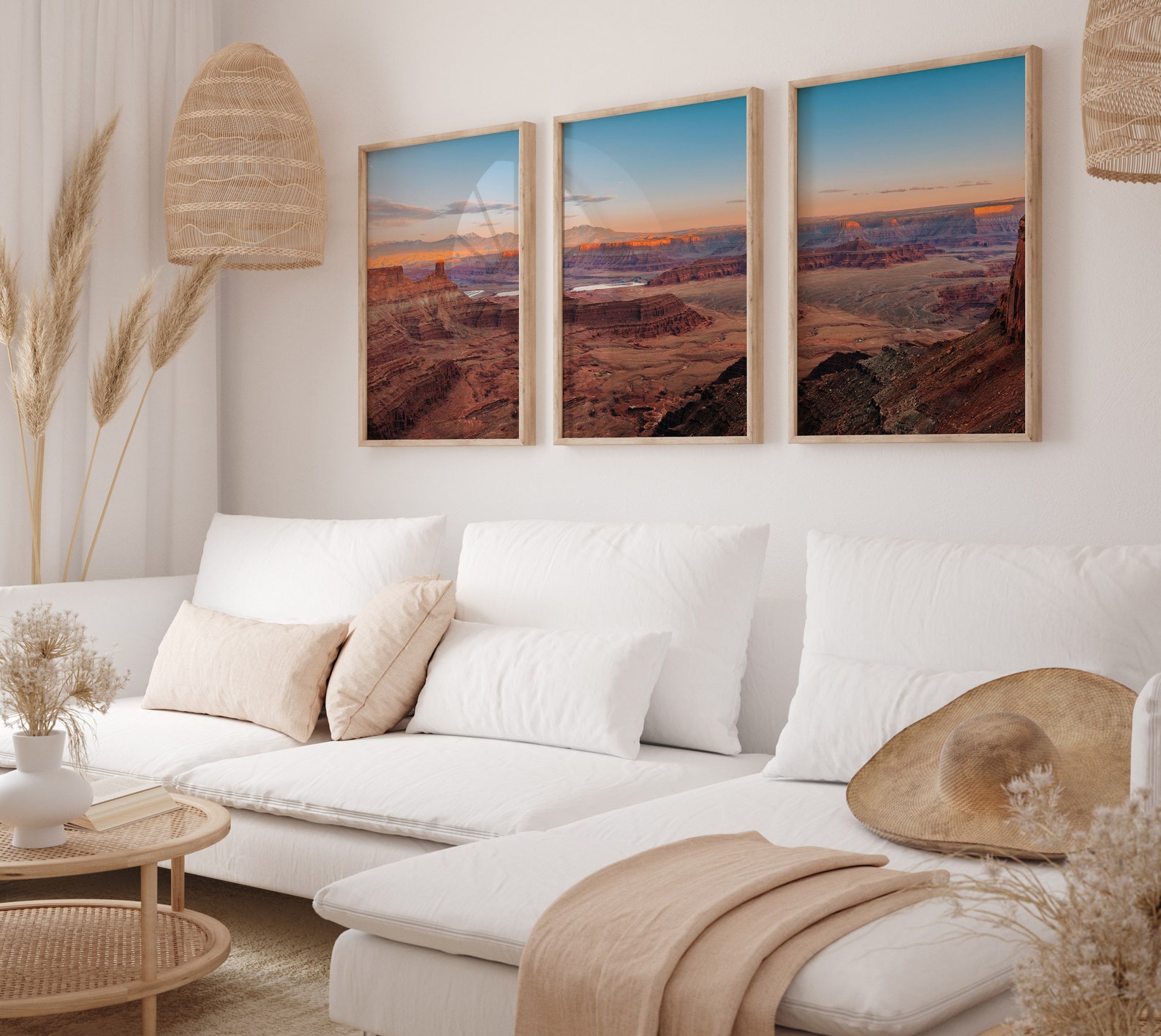 Moab Utah Photography Wall Art Bundle Set of 3, Southwestern Photo Set ...