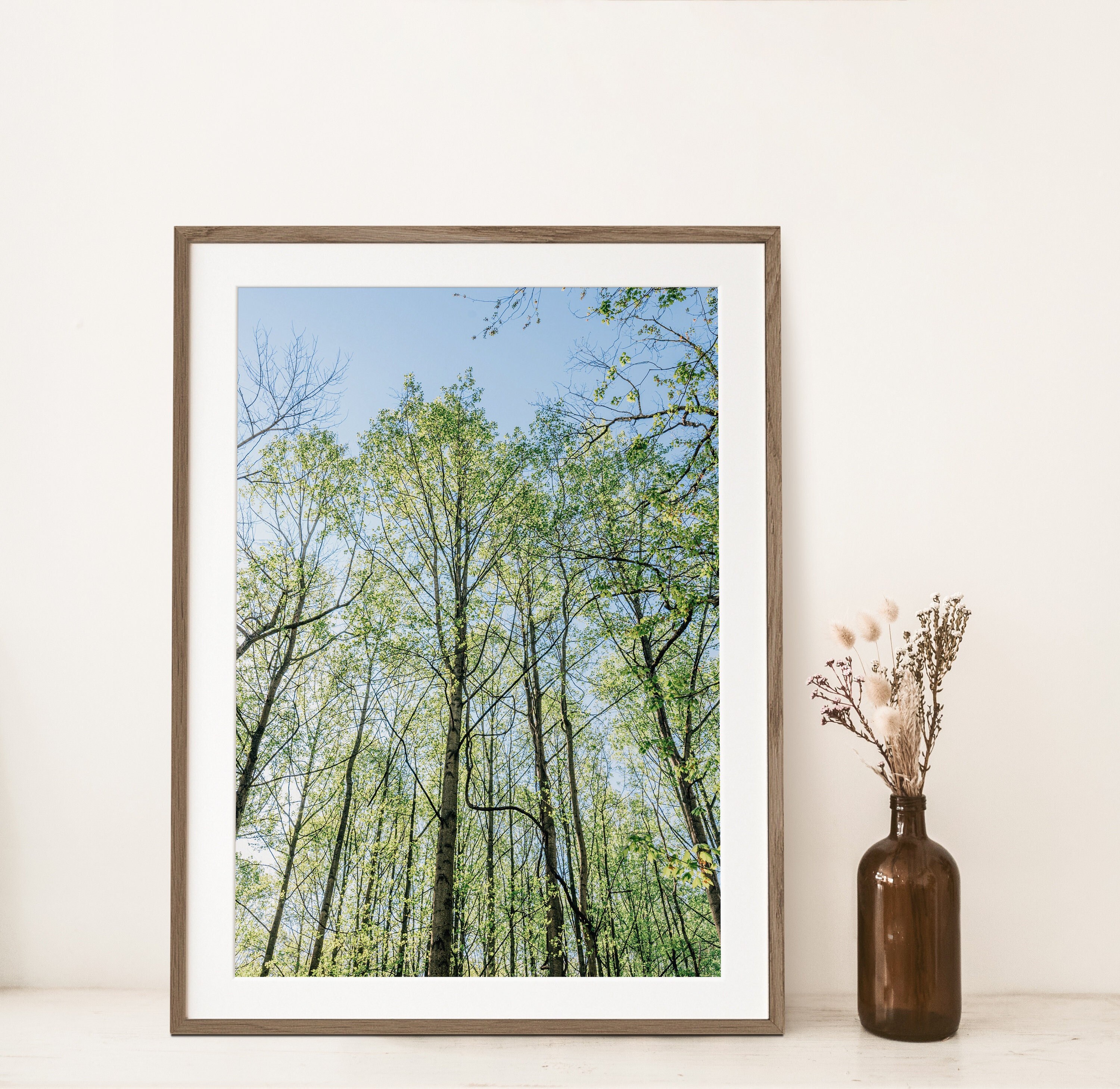 Forest Woods Wall Art, Tree Landscape Art, Landscape Print, Home Decor ...
