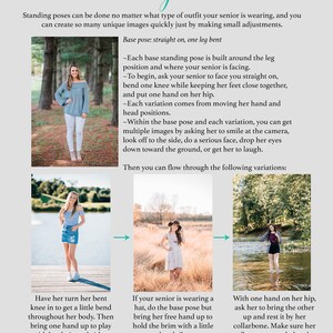 Senior Portrait Posing PDF Guide, Photography Course Guide, Education ...