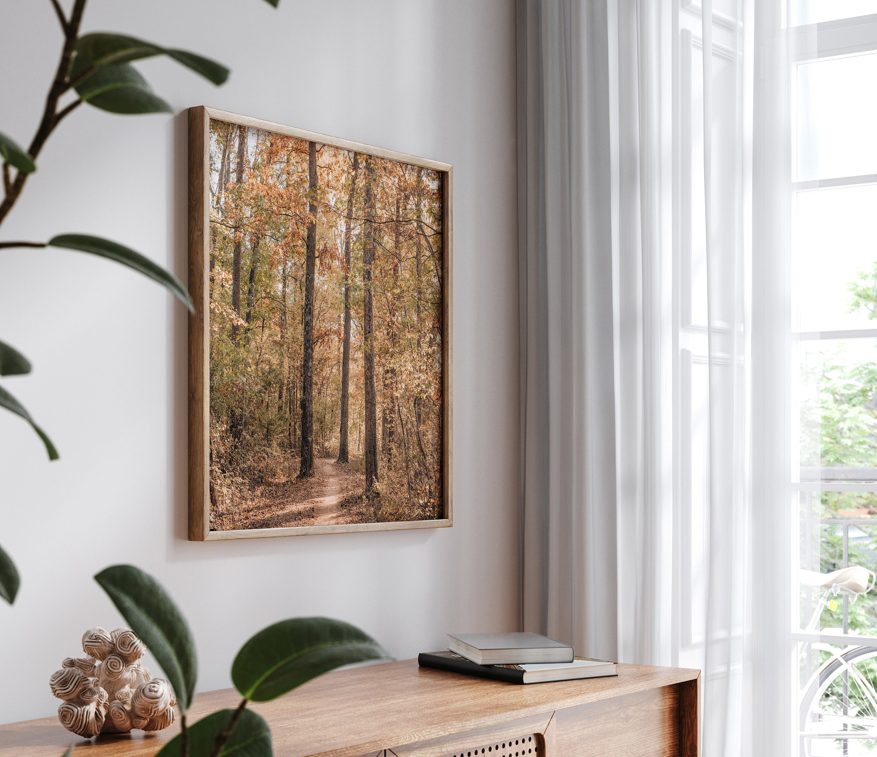 Autumn Forest Photography Wall Art Fall Woods Landscape Art - Etsy