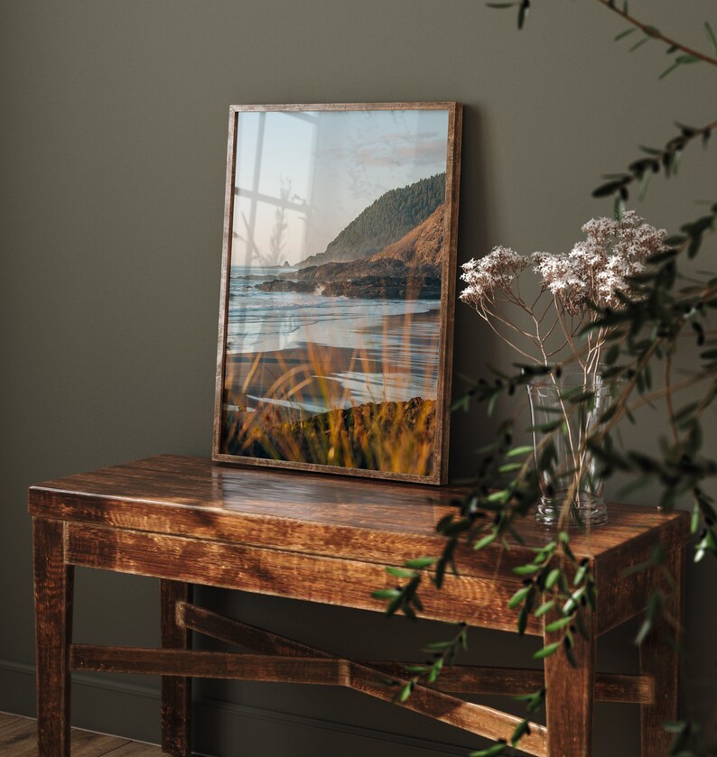 Oregon Coast Fall Photography Wall Art Coastal Landscape Art - Etsy