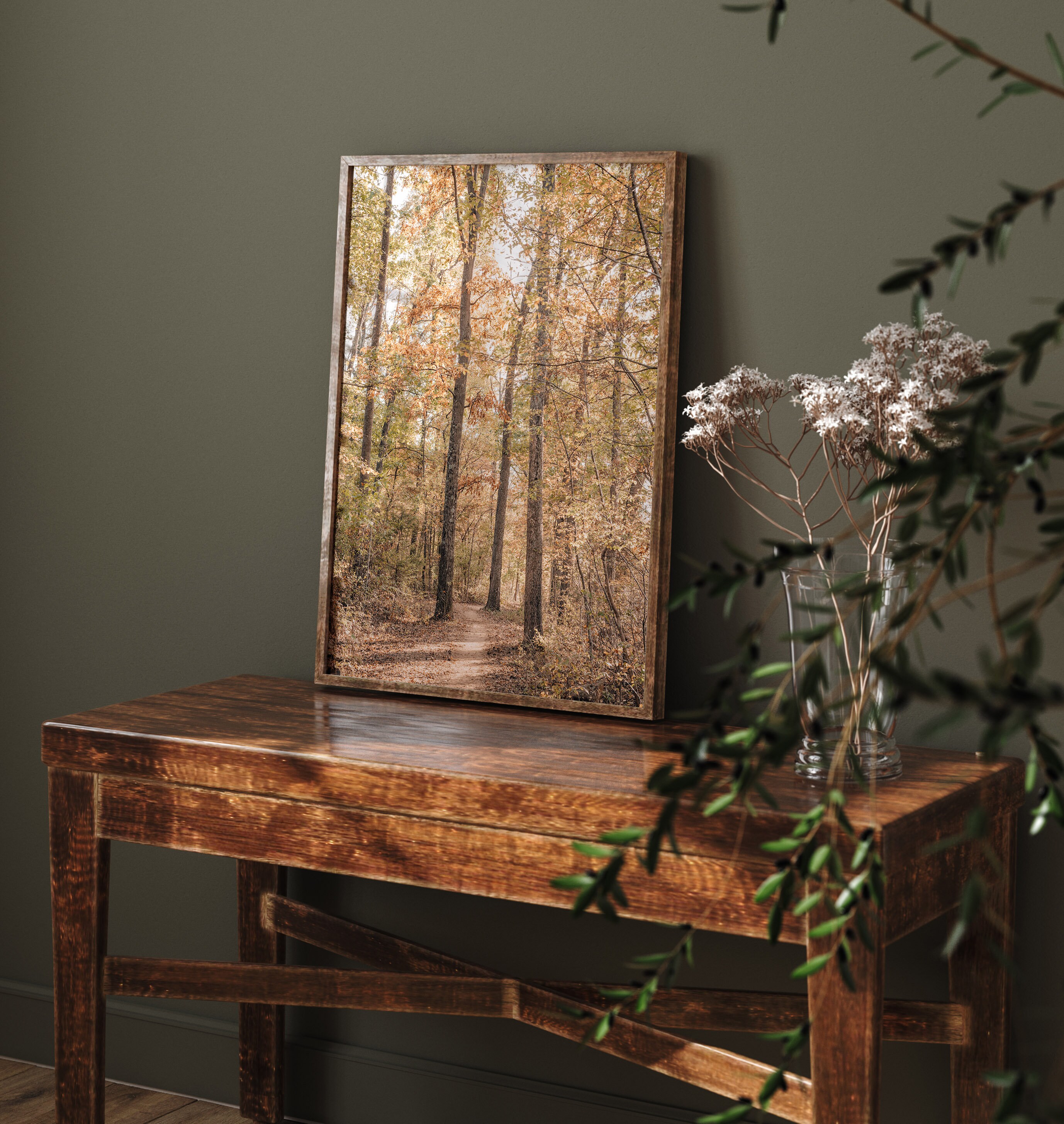 Autumn Forest Photography Wall Art Fall Woods Landscape Art - Etsy