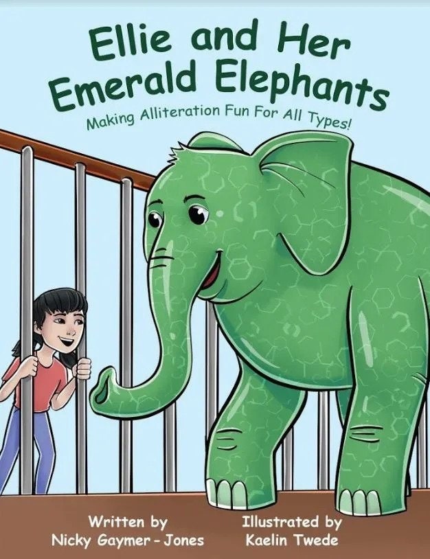 Ellie and Her Emerald Elephants: Kids Books, Children Books, Children ...