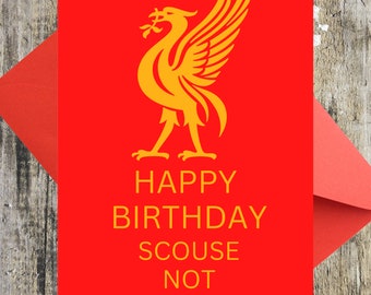 Scouse Birthday Card - Etsy UK