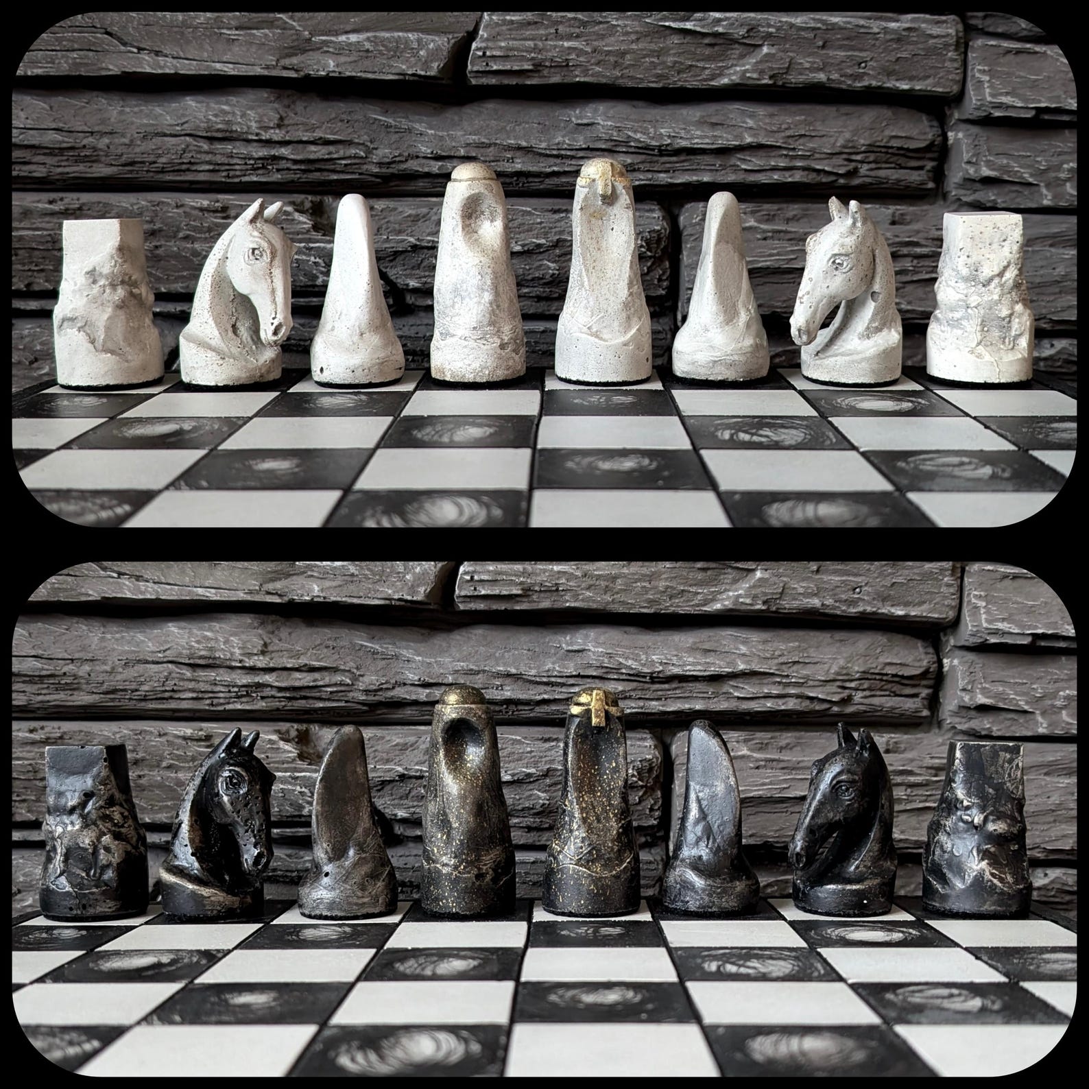 Chess Set Black - Etsy