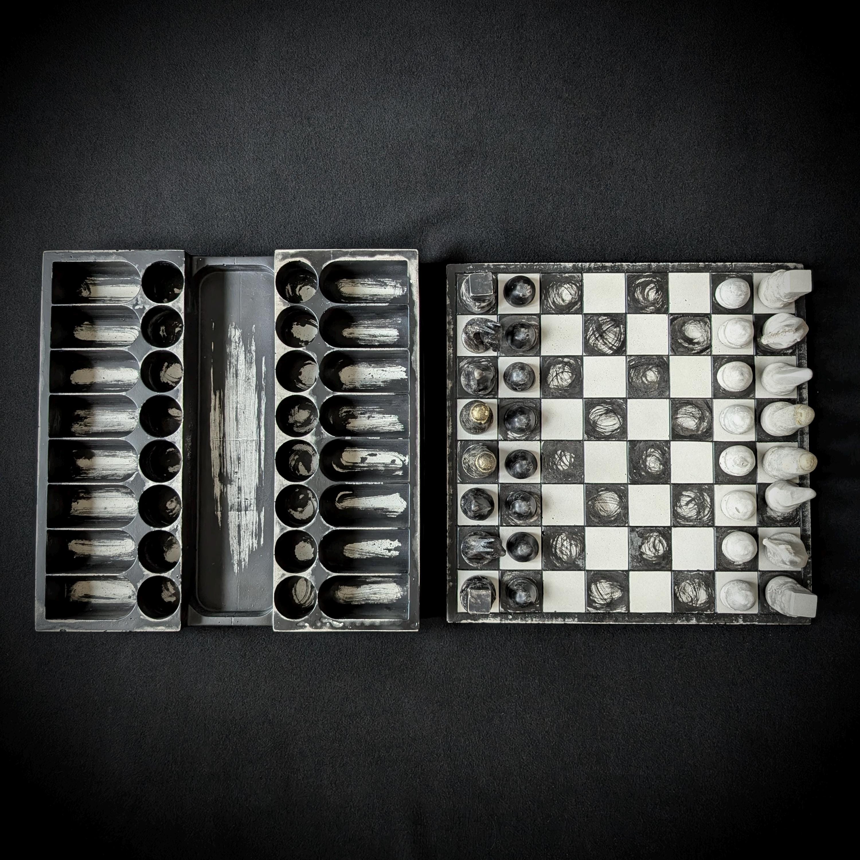 Chess Set Black - Etsy