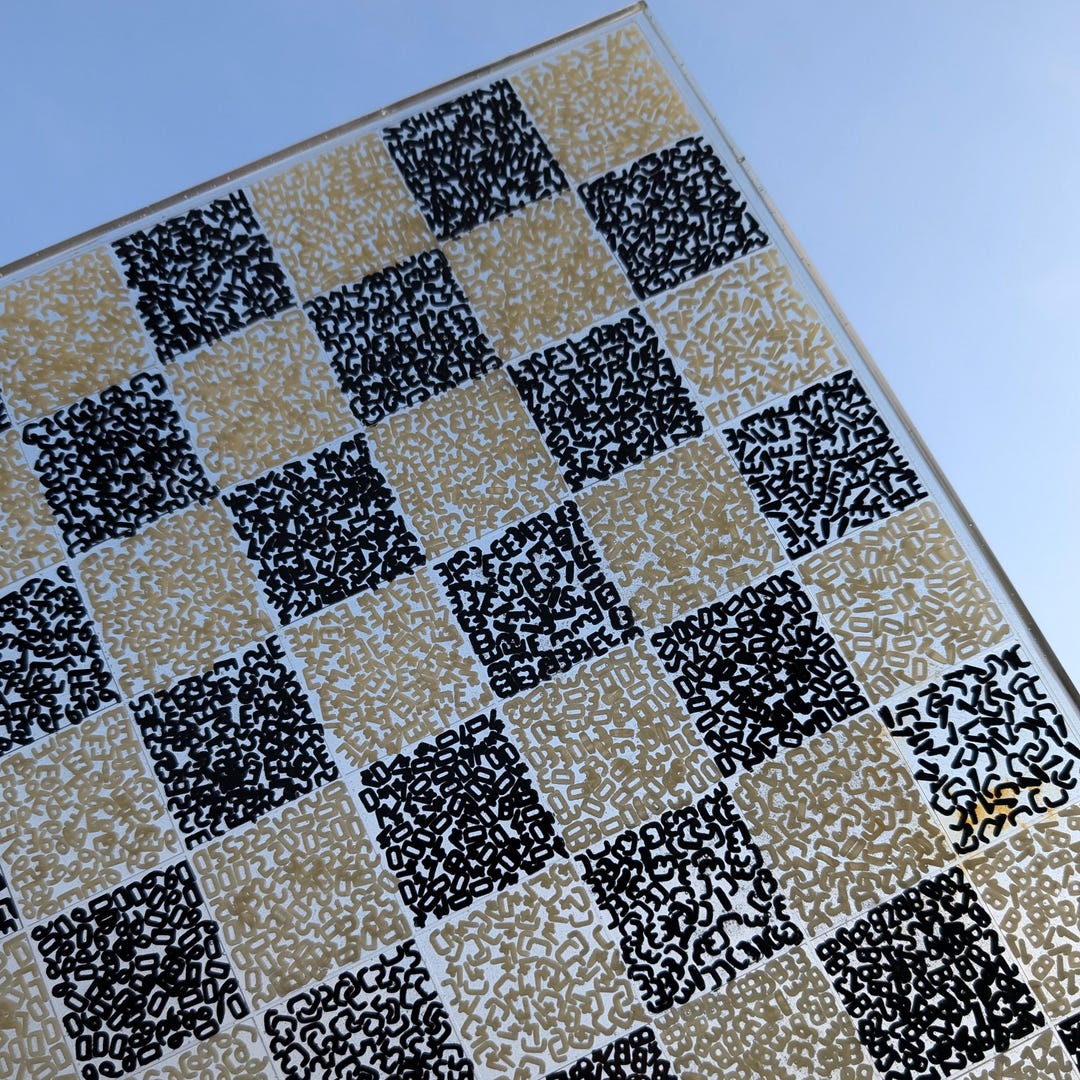 Letter Chessboard - Etsy