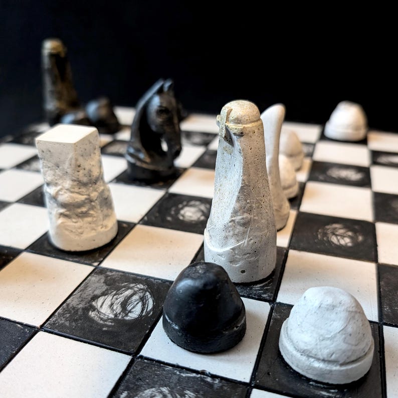 Chess Set Black - Etsy