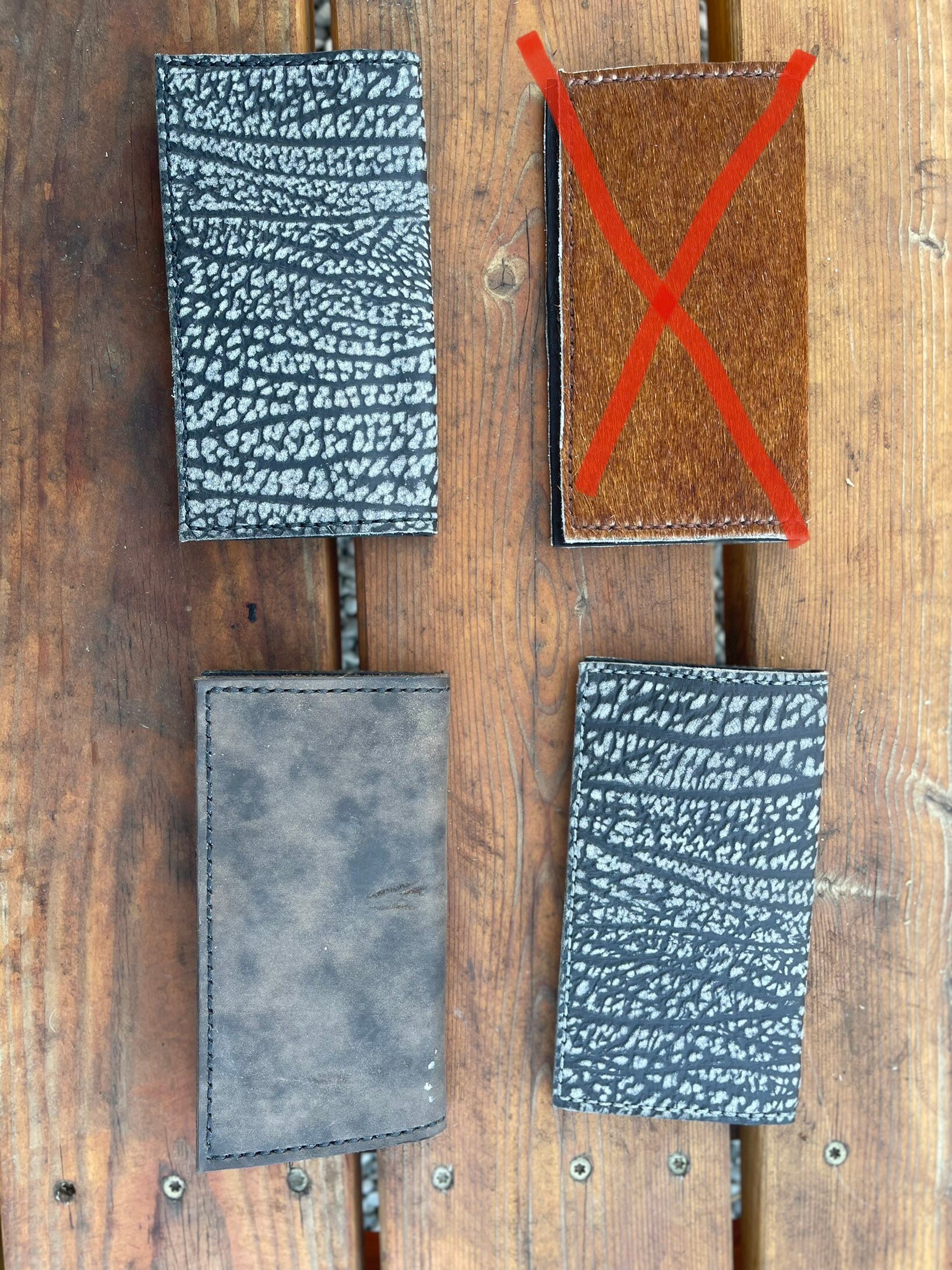 Leather Check Book Cover - Etsy