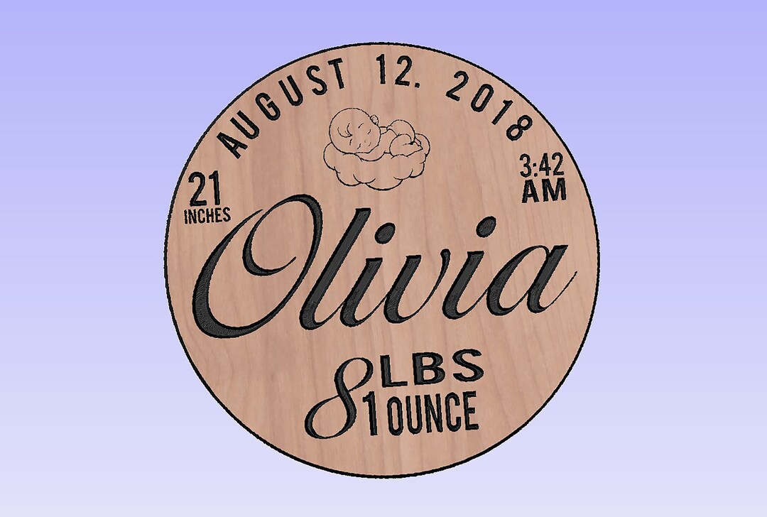 Baby Birth Date | Baby Info Sign | Kids Name Plaque | Wall Décor ...