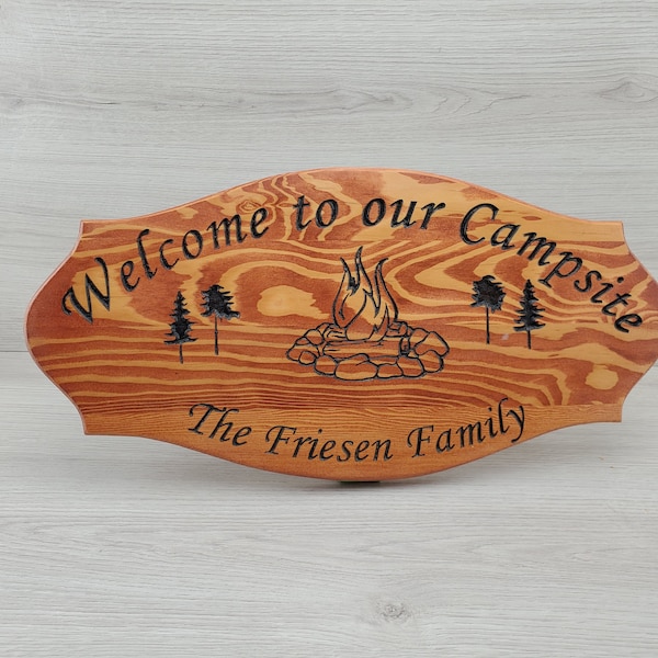 Personalized Camping Signs - Etsy