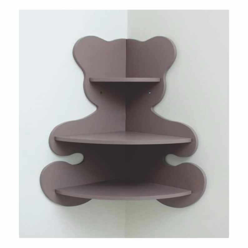 Baby Room Teddy Bear Wall Shelve - Home Décor - Digital Art - CNC File ...