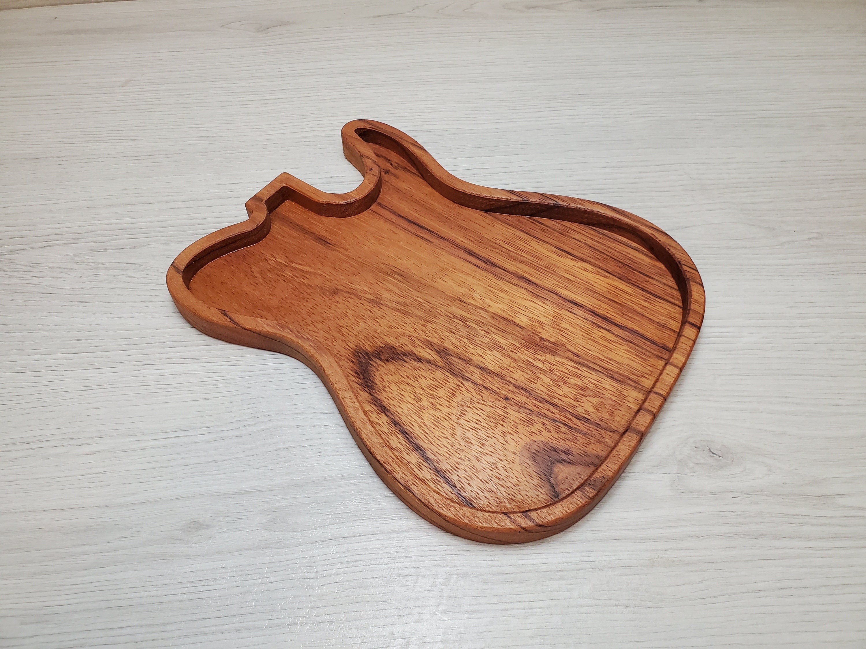 Guitar Shaped Catch All Tray Design File for CNC and Laser Cutting ...