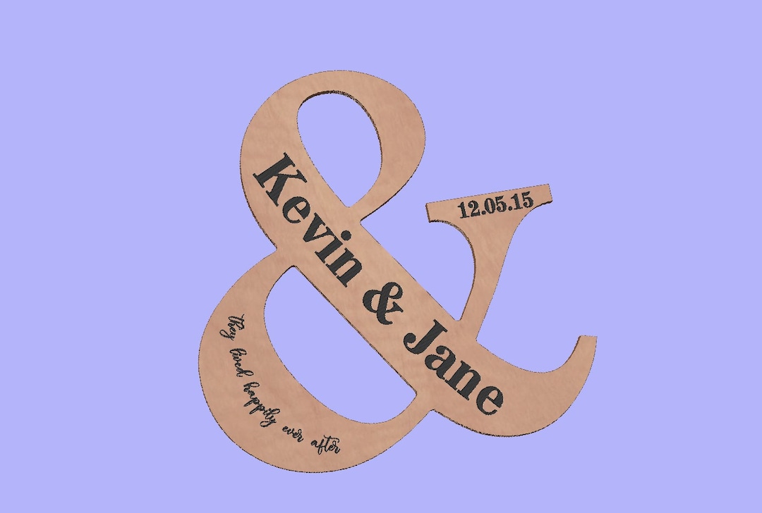 Couple Monogram | Wedding Gift | Anniversary | Wall Décor | Digital Art ...