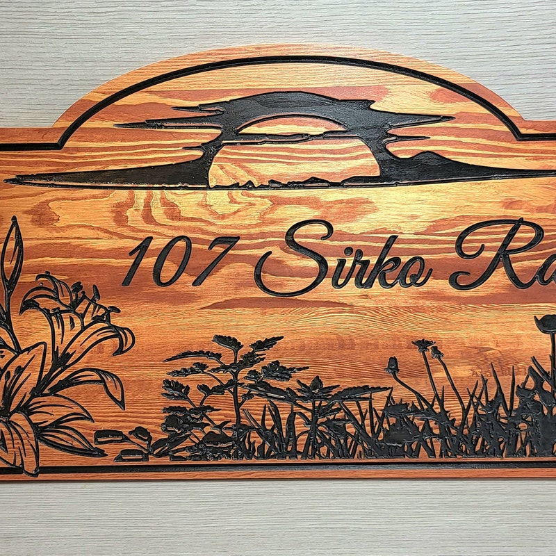 Cricut House Number Signs - Etsy