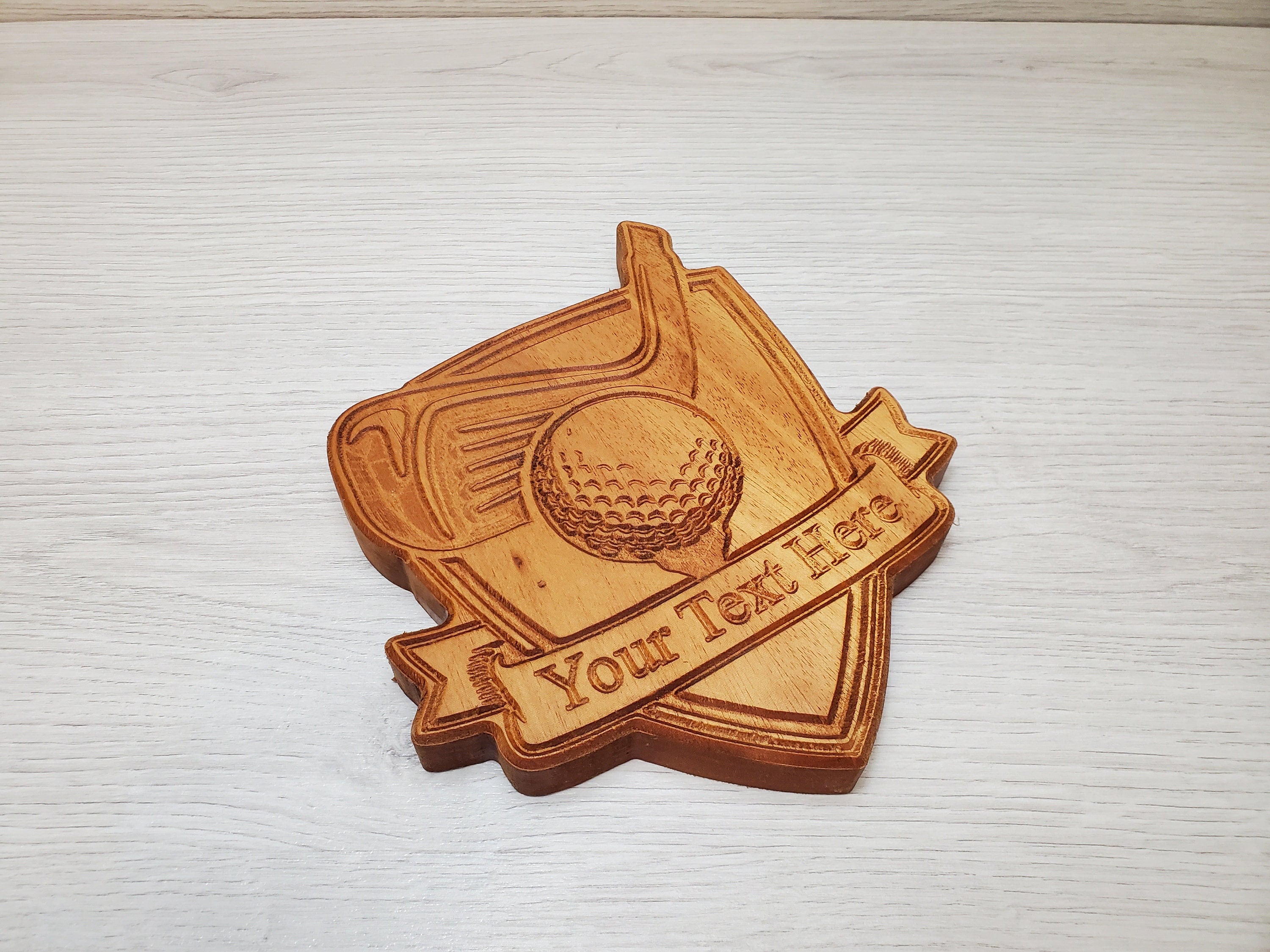 Digital Golf Trophy Plaque Design - Cnc/laser Machine File - Etsy