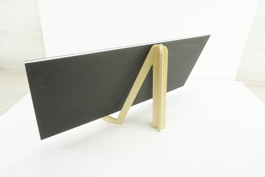 Wood Sign Display Stand Digital File in SVG DXF PDF Format for Cnc ...