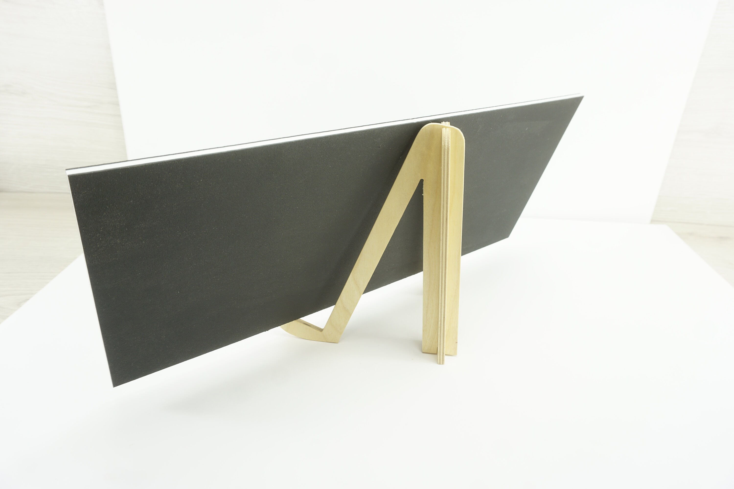 Wood Sign Display Stand Digital File in SVG DXF PDF Format for Cnc ...