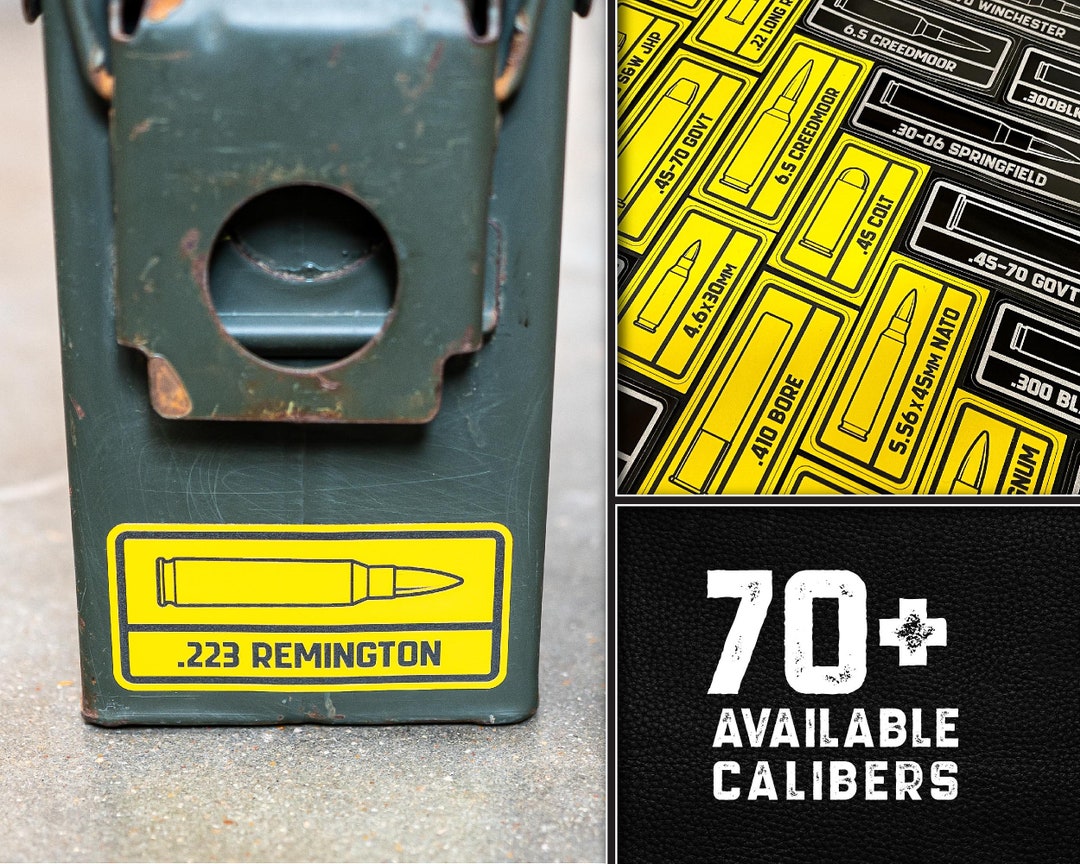 Ammo Can Sticker Labels: UV Stable, Adhesive Backed, Durable - Etsy